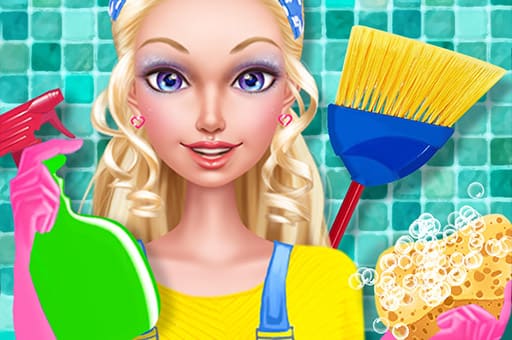 Candy House Cleaning - Play on H5games4u